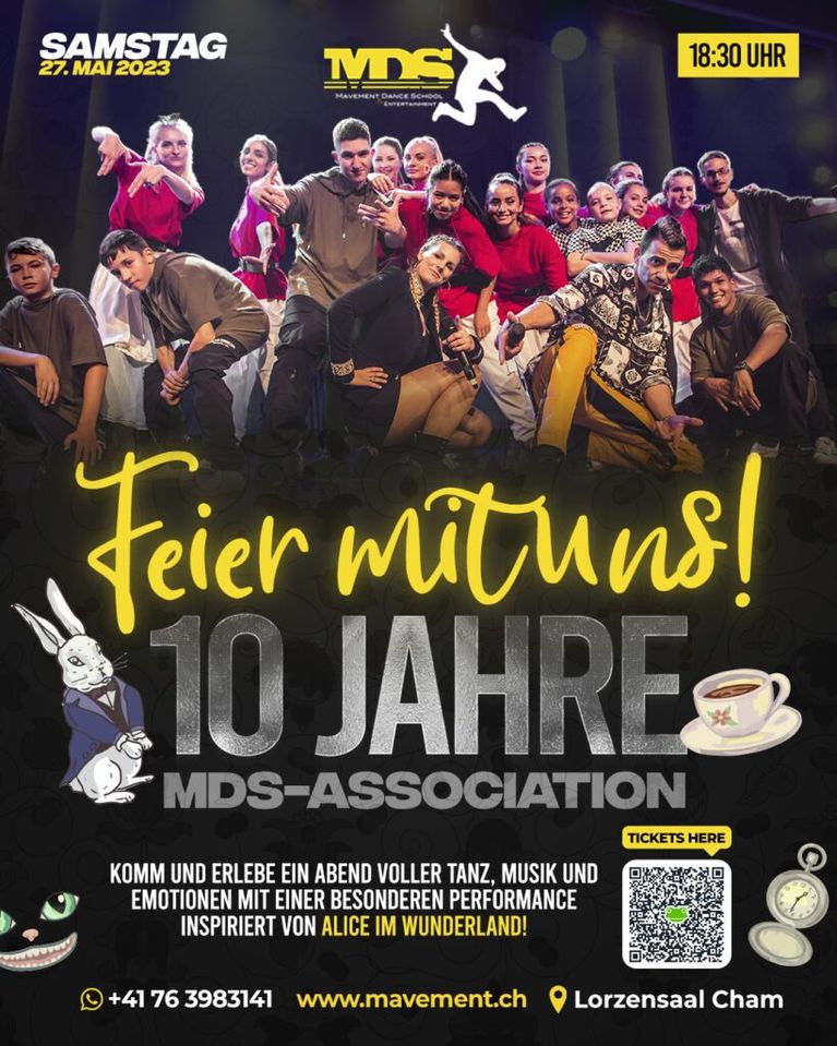 MDS - 10 Jahre Jubiläum - Veranstaltungen - Besuchen - Lorzensaal Cham